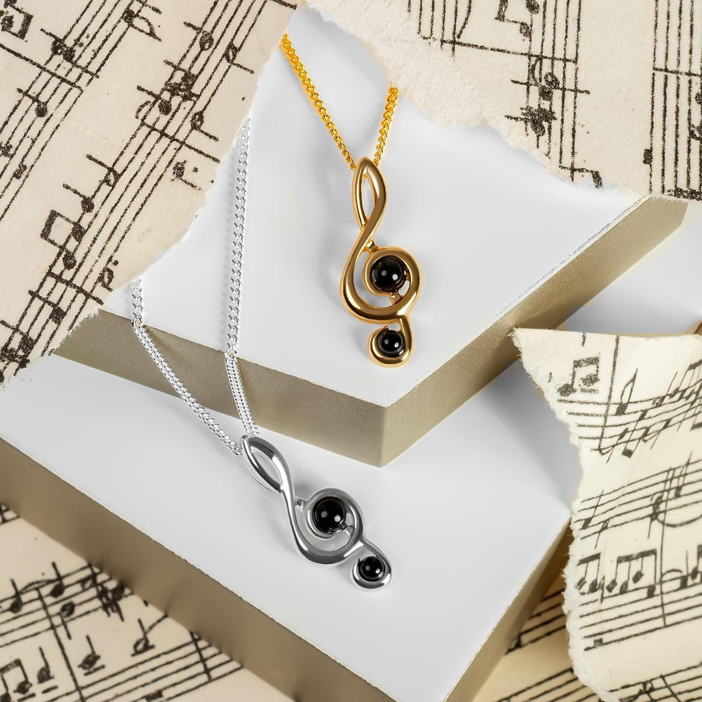 Treble Clef Necklace | Music Necklace | Music Themed Jewellery – Henryka