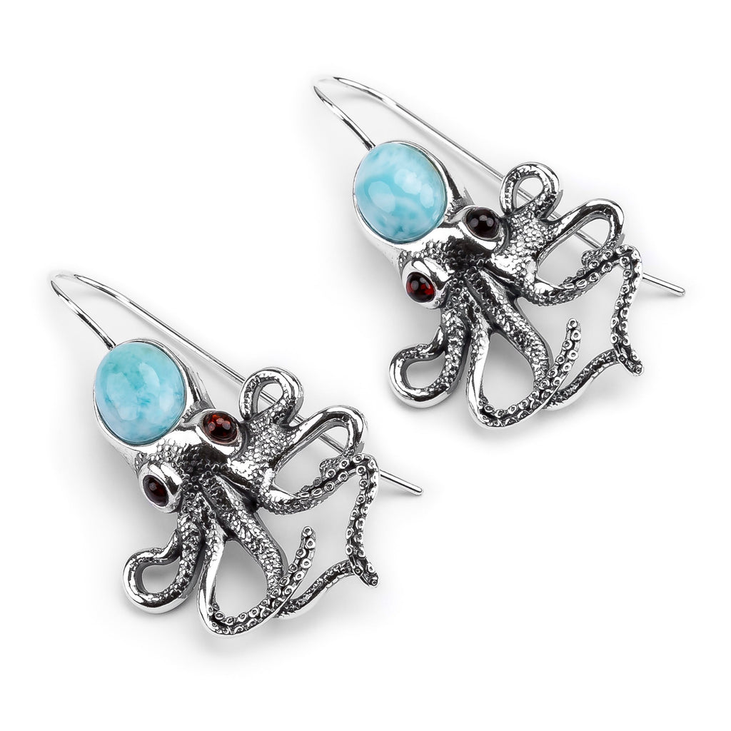 Octopus Earrings | Octopus Jewellery | Henryka Jewellery